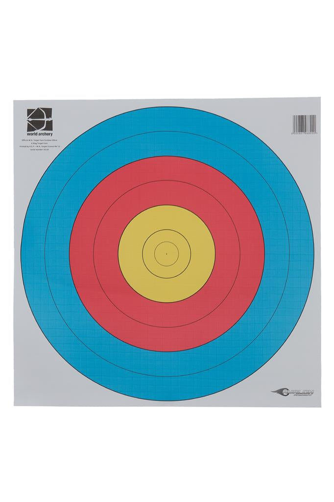 80cm 6 Ring Target Face – KG Archery Ltd.