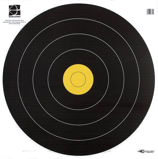 Target 80cm Target Faces for FITA/WA Field rounds – KG Archery Ltd.